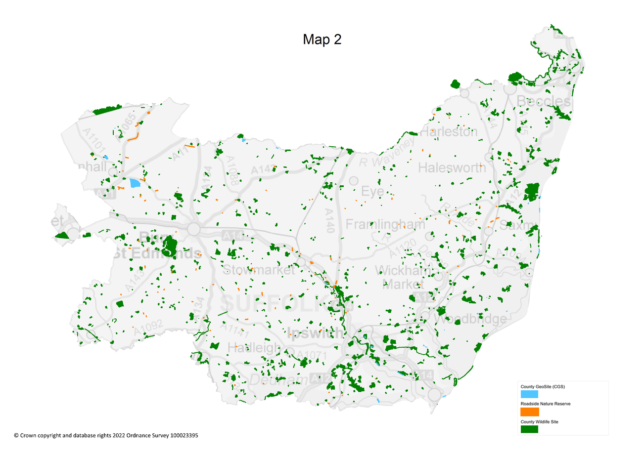 Suffolk's Protected Sites | Suffolk Biodiversity Information Service